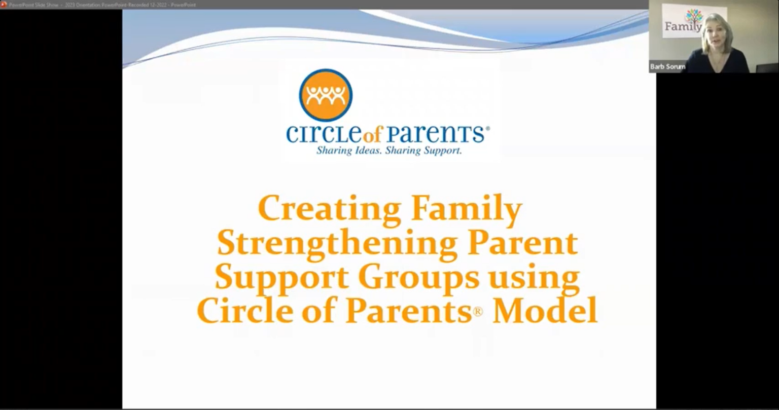 Circle of Parents Training Opportunities - FamilyWise : FamilyWise